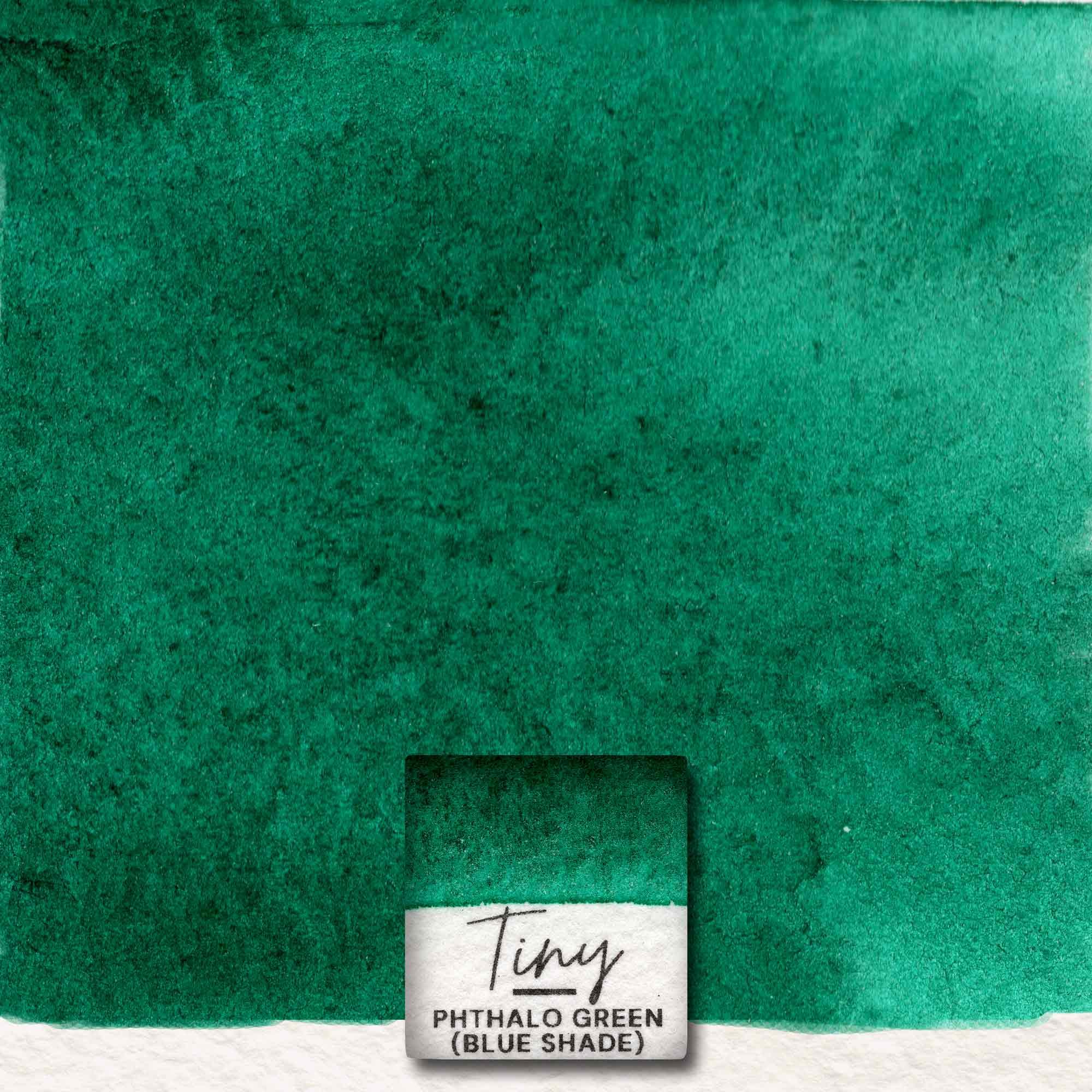 Phthalo Green - Blue Shade - PG7 – TinyWatercolorArt